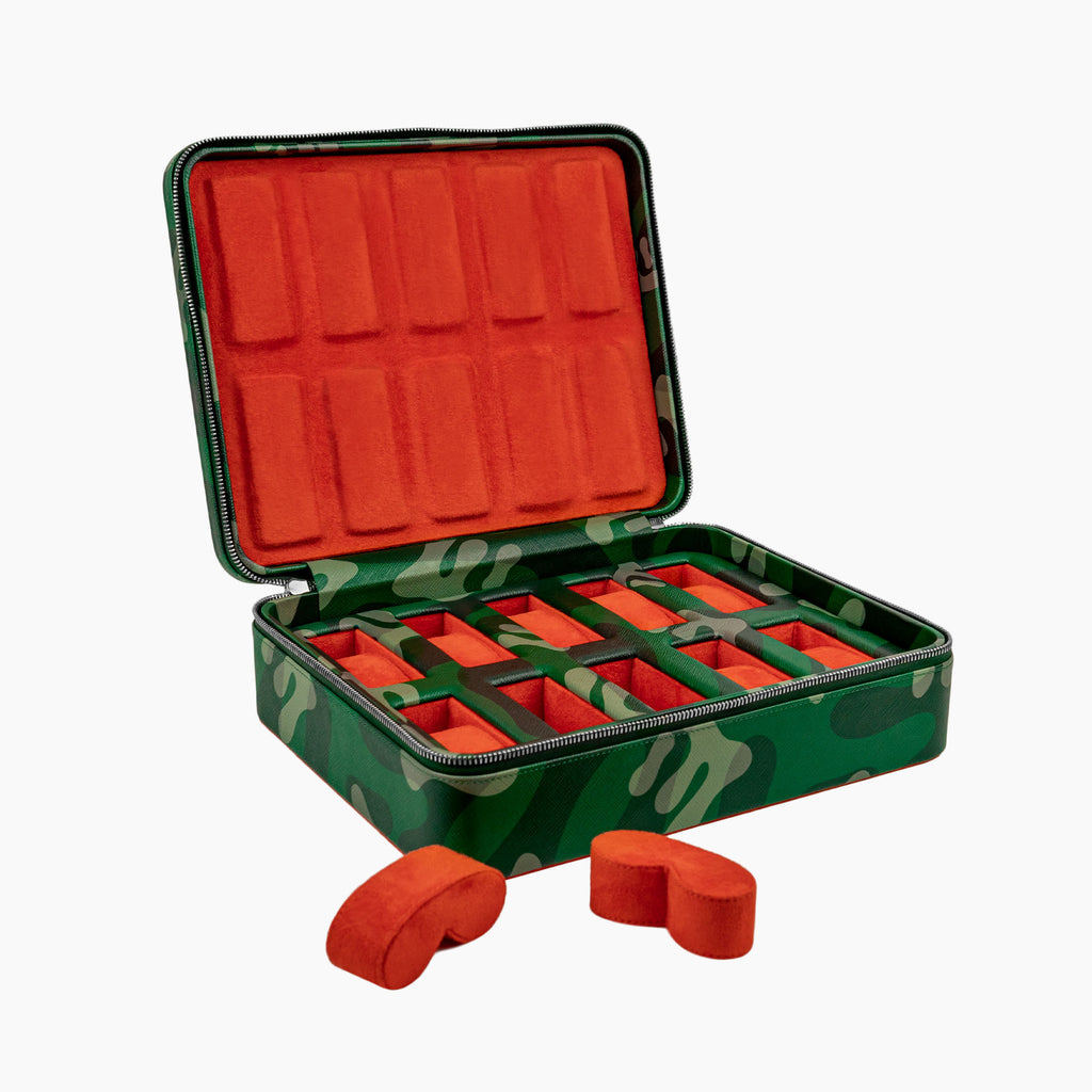 Green Camo Watch Box – 10 Watches – IFL Watches