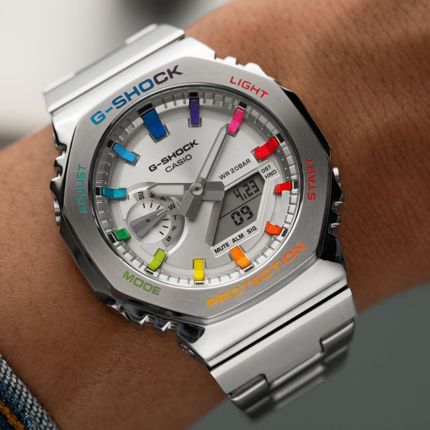 G-Shock CasiOak Full Metal Rainbow – IFL Watches